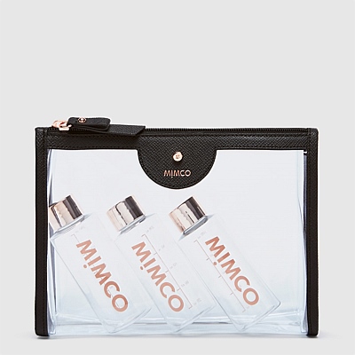 Black Rose Gold VOYAGE TRAVEL CASE - Accessories | Mimco