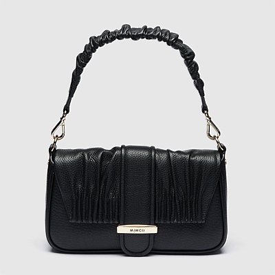 Black Light Gold Drama Large Shoulder Bag - Shoulder Bags | Mimco