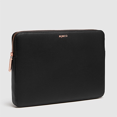 Black Rose Gold Classico 13-Inch Laptop Case - Sale | Mimco