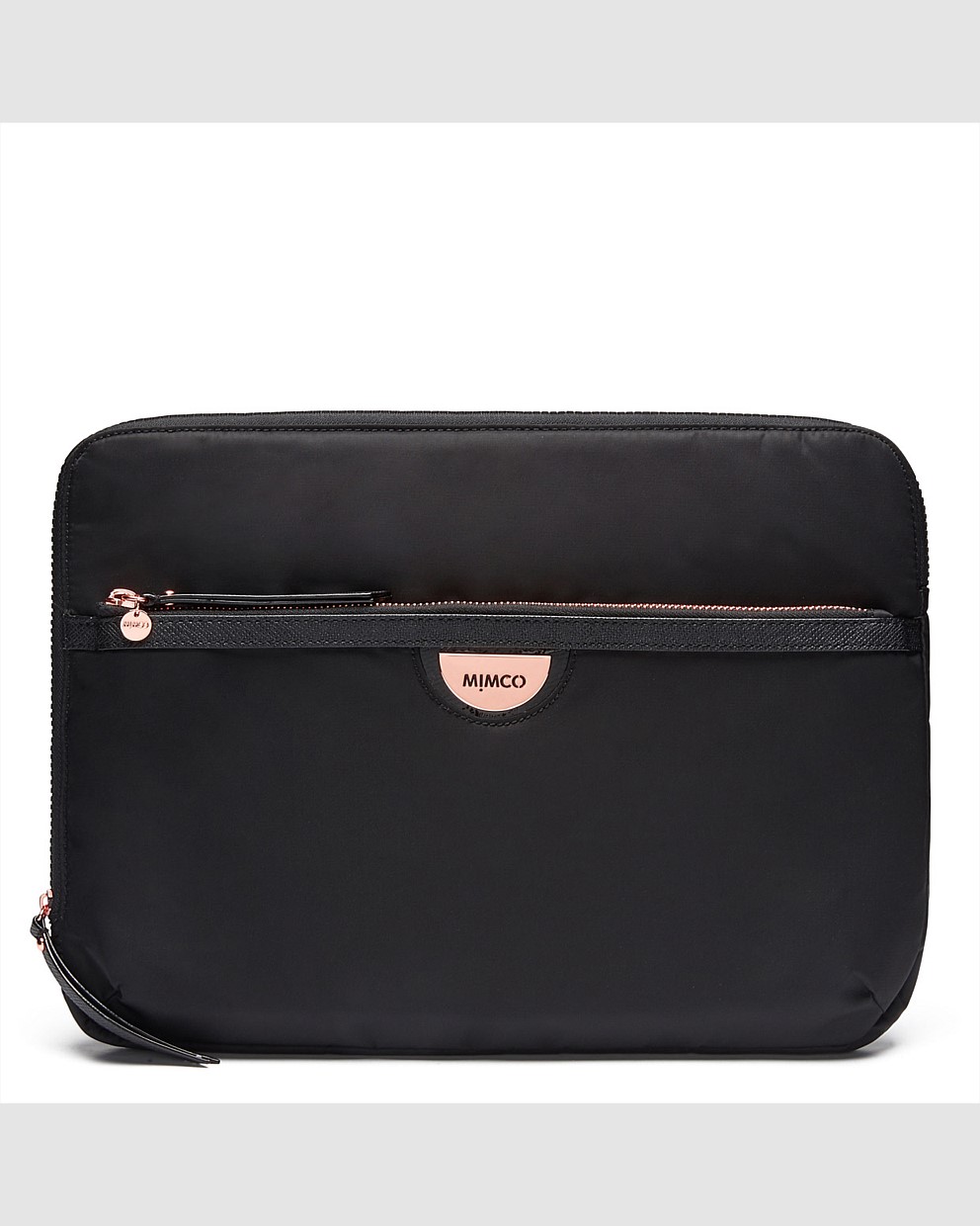 Black Rose Gold Echo Laptop Case - Travel Accessories | Mimco