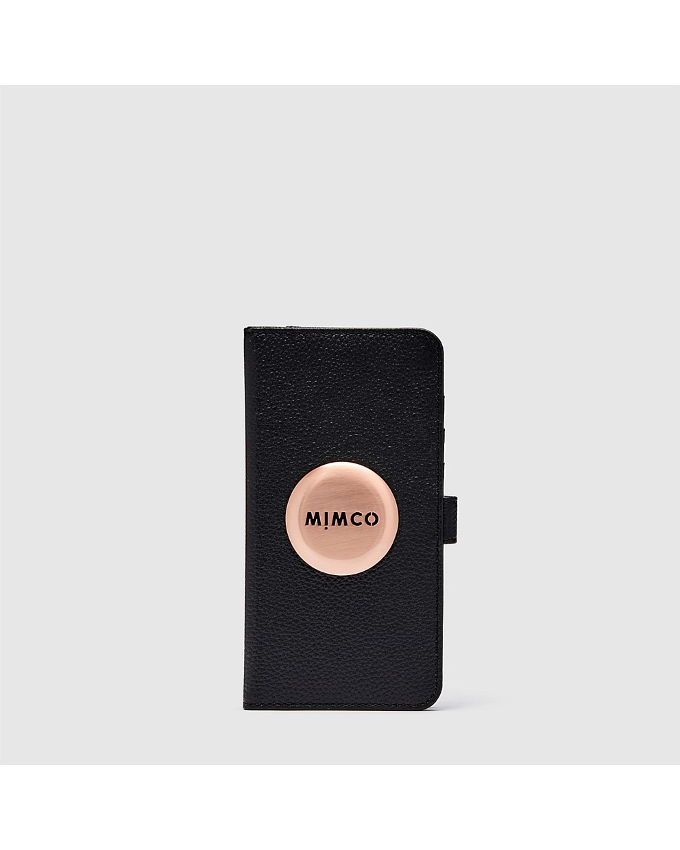 Black Rose Gold Mim Flip Case For iPhone 12 Pro Max - Phone Cases | Mimco