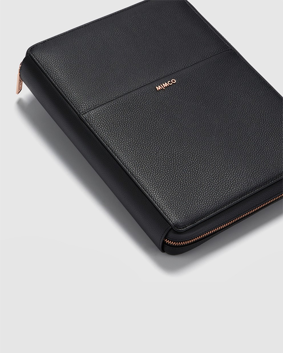 Black Rose Gold Classico 13-inch Work Case - Travel Accessories | Mimco