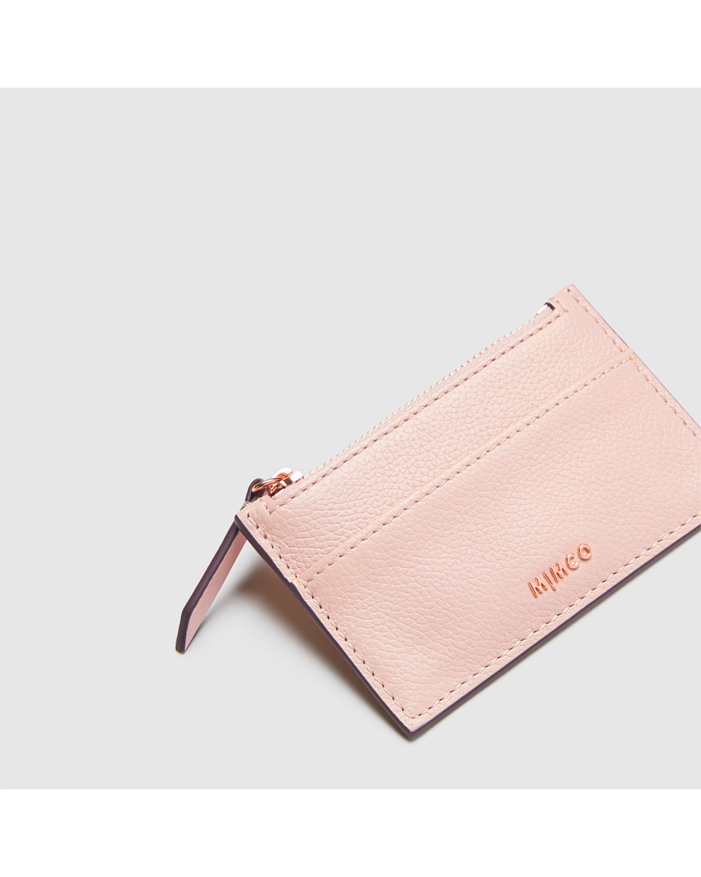 Peony Pink Classico Card Wallet - Wallets & Pouches | Mimco