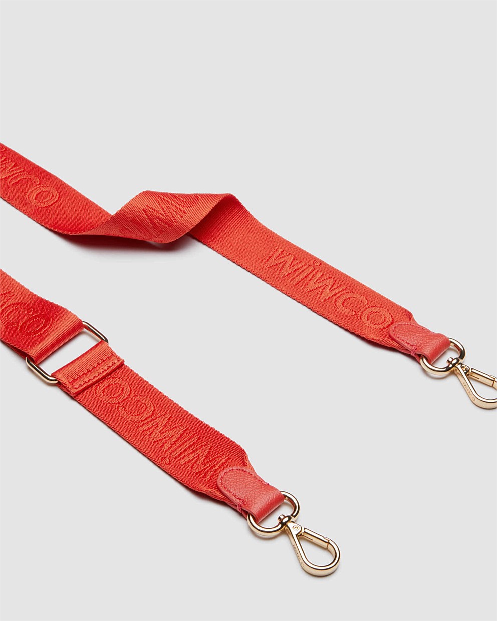 Sunset Orange Webbing Bag Strap - Bag Straps | Mimco
