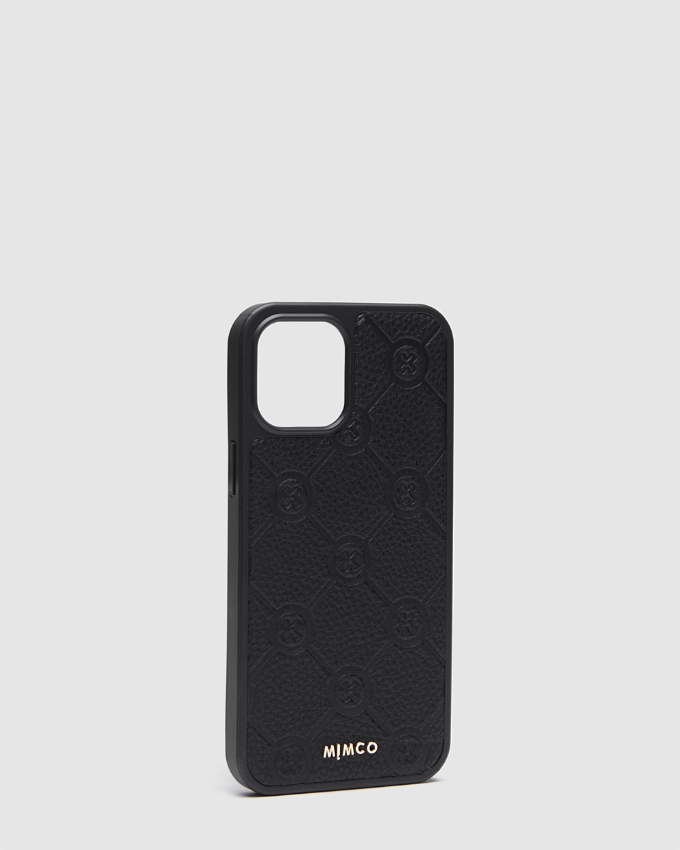 Black Light Gold Mim-Gram Phone Case For Iphone 12 Pro Max - Sale | Mimco