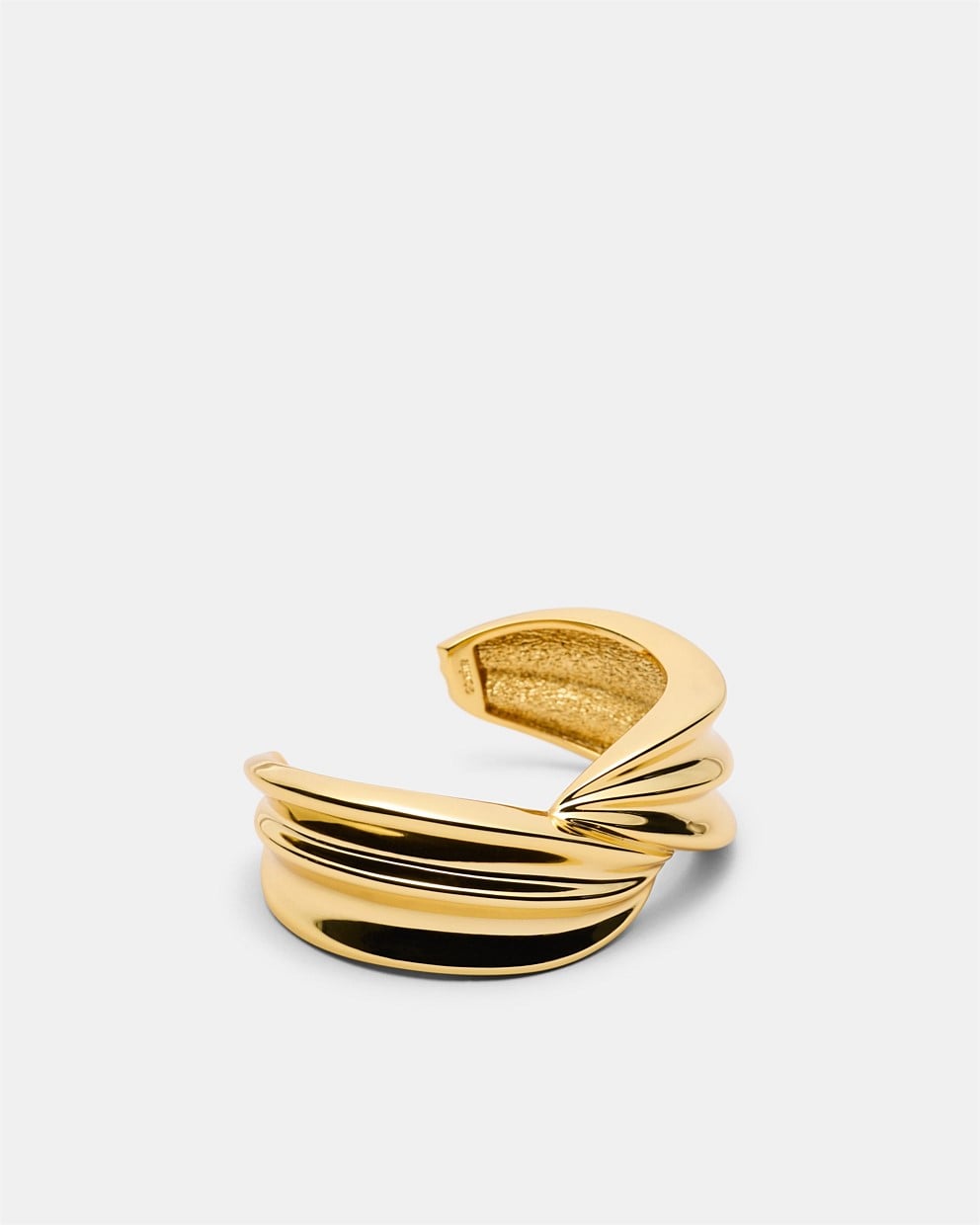 Gold Fold Cuff Bracelet - Bracelets & Bangles | Mimco