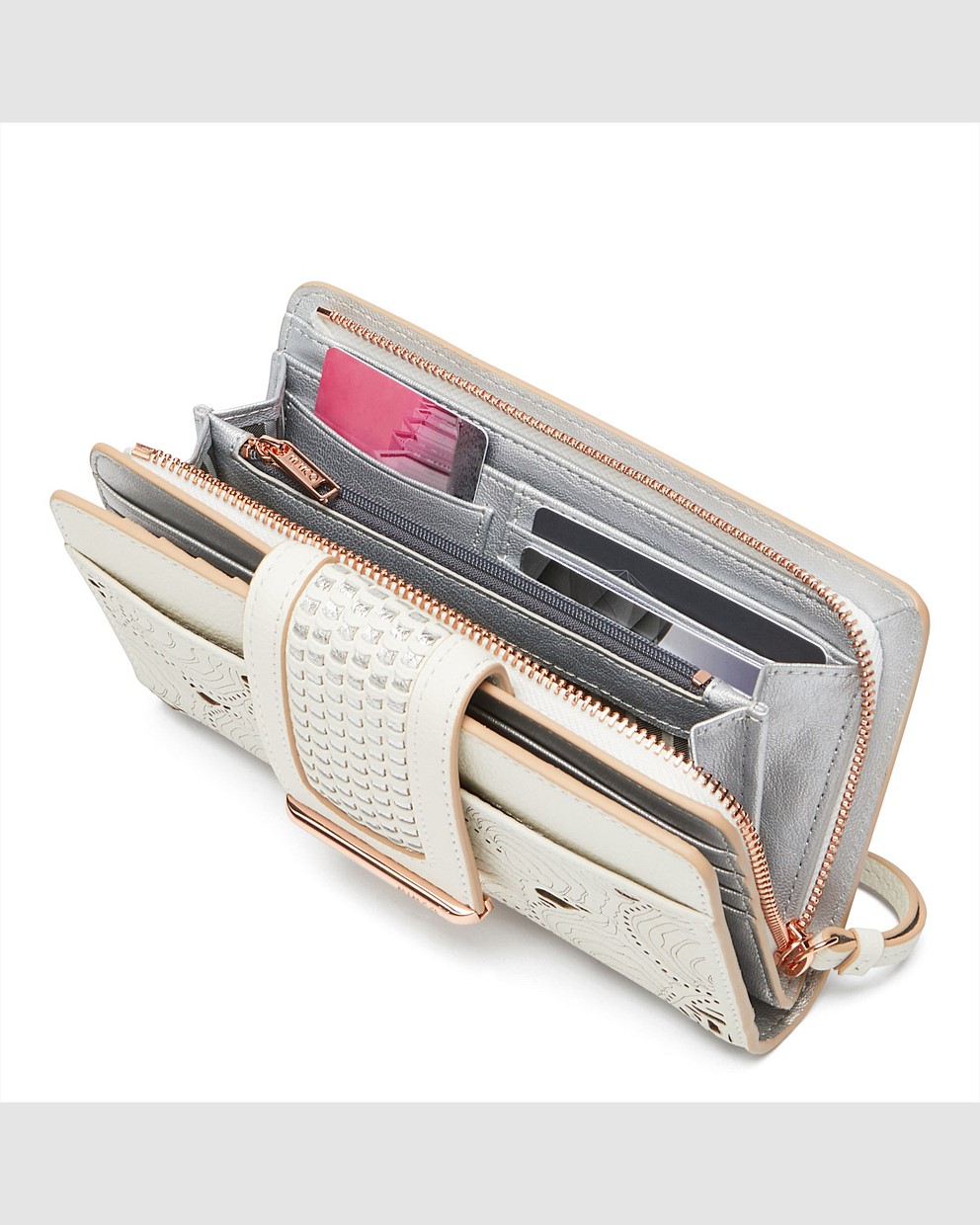 White VENUS EXTRA LARGE WALLET - Sale | Mimco