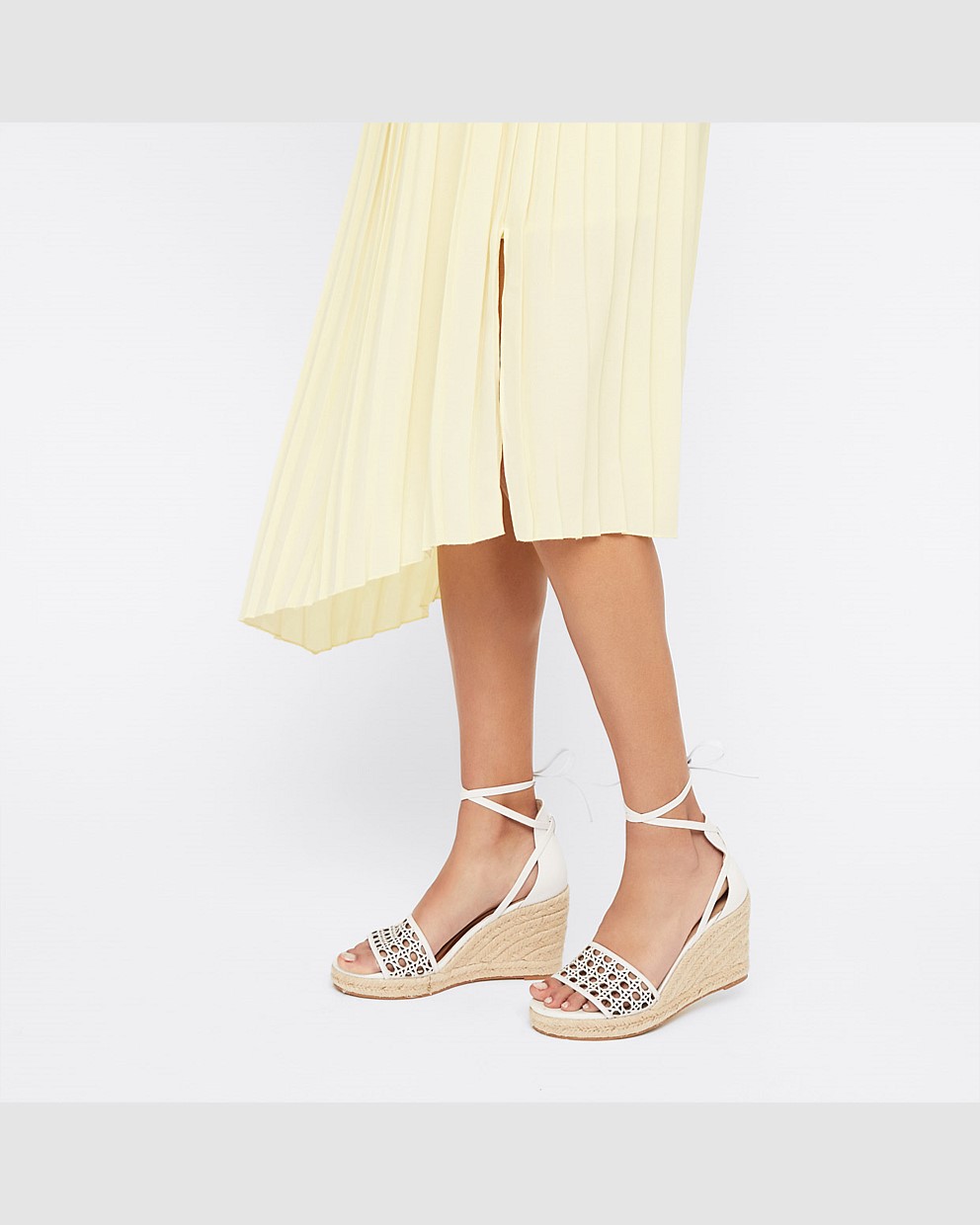 White TIDE WEDGE - Shoes | Mimco