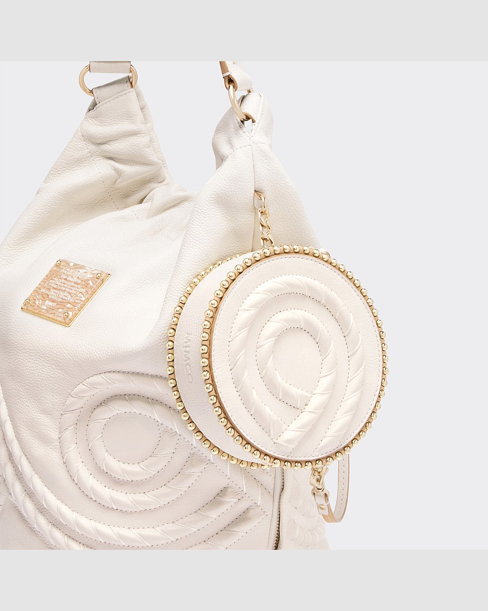 White Virtue Bucket Bag - Shoulder Bags | Mimco