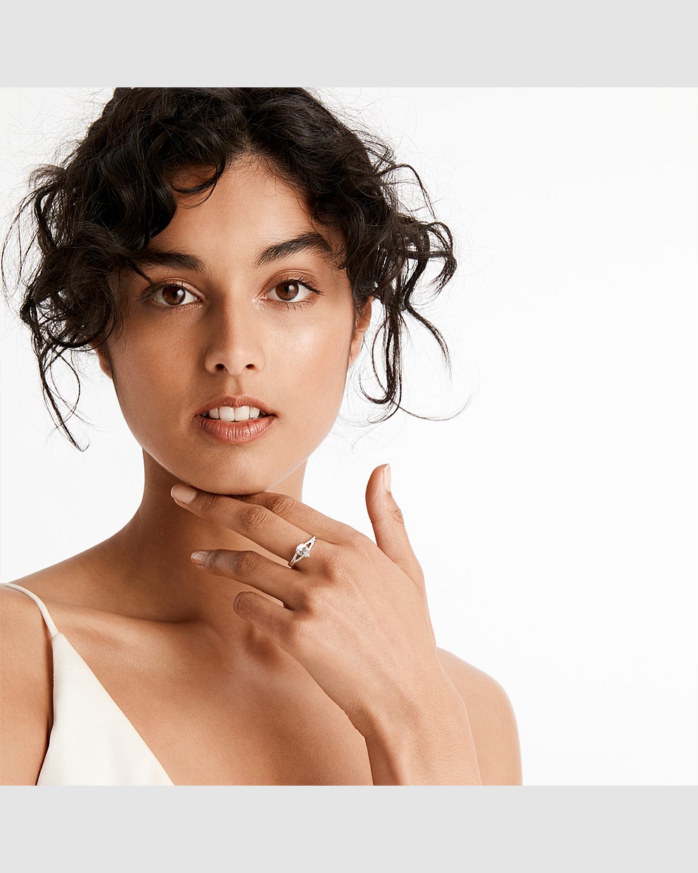 White Gold Solar Ring - Rings | Mimco