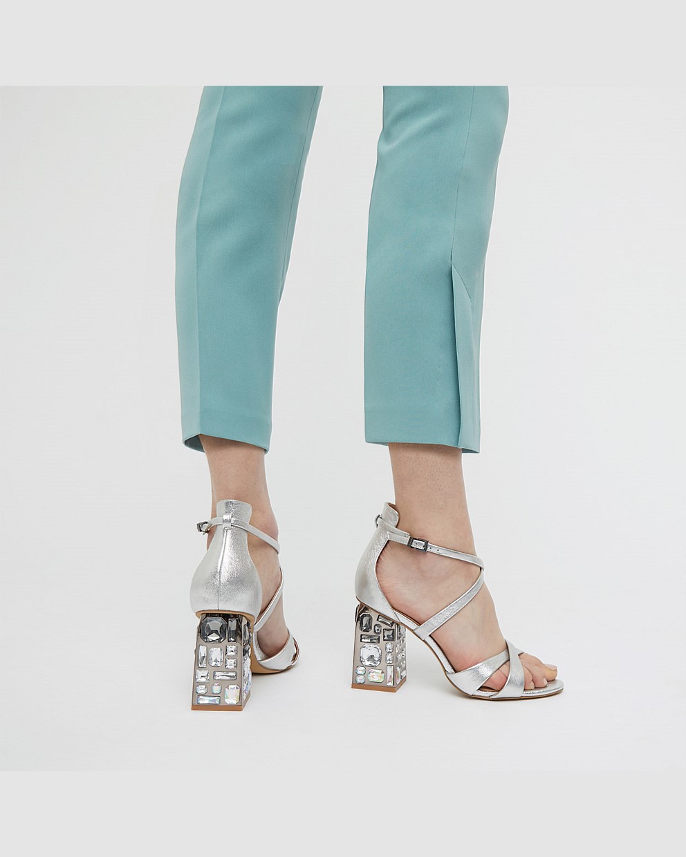 Silver VALHALLA SANDAL - Shoes | Mimco