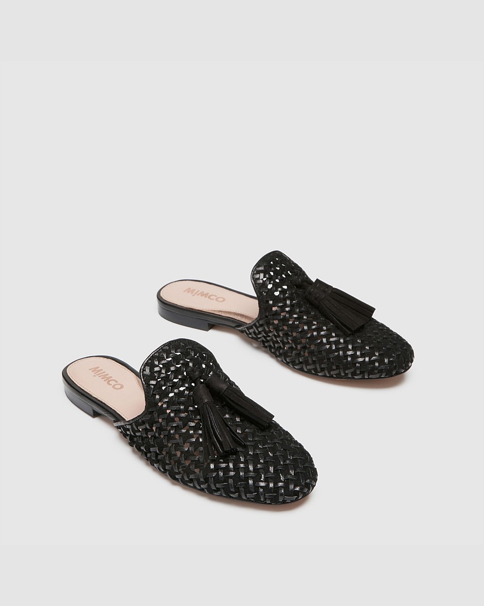 Black FRAE SLIPPER SLIDES - Shoes | Mimco