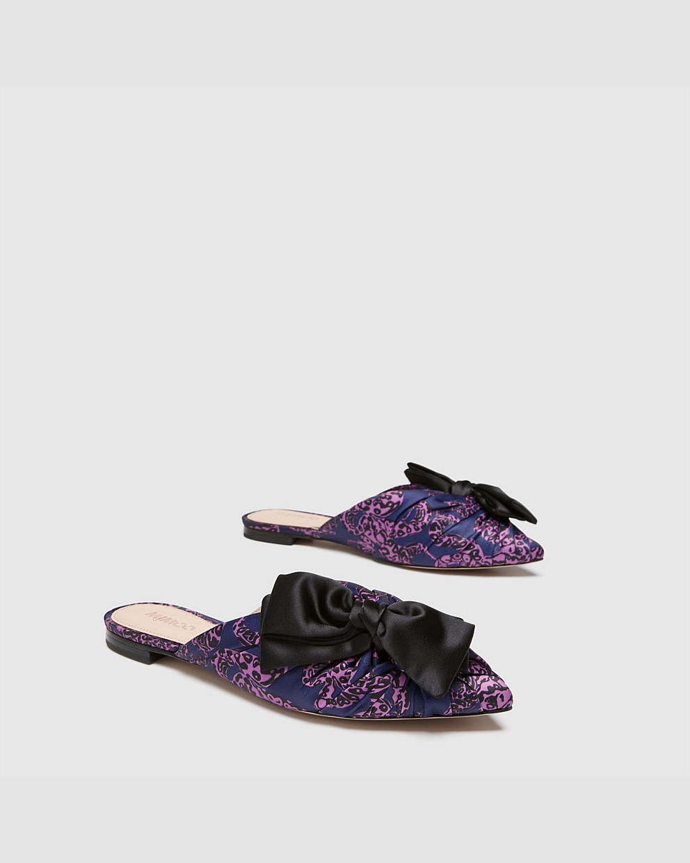 Eclipse Navy SERPENTINE SLIPPER SLIDES - Shoes | Mimco