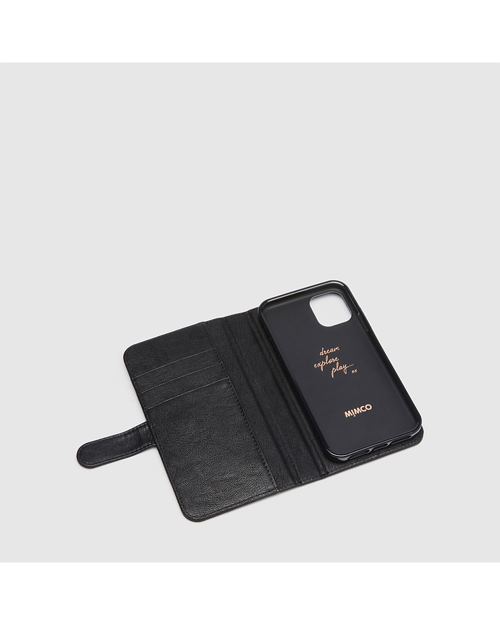 Black Rose Gold BLISS FLIP CASE FOR IPHONE 11 - Sale | Mimco