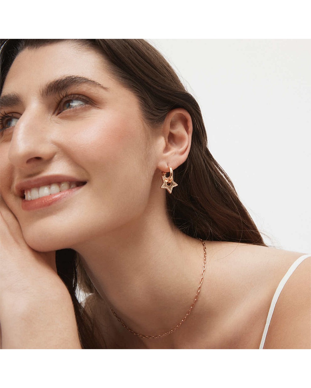 Rose Gold Celeste Hoop Earrings - Hoop Earrings | Mimco