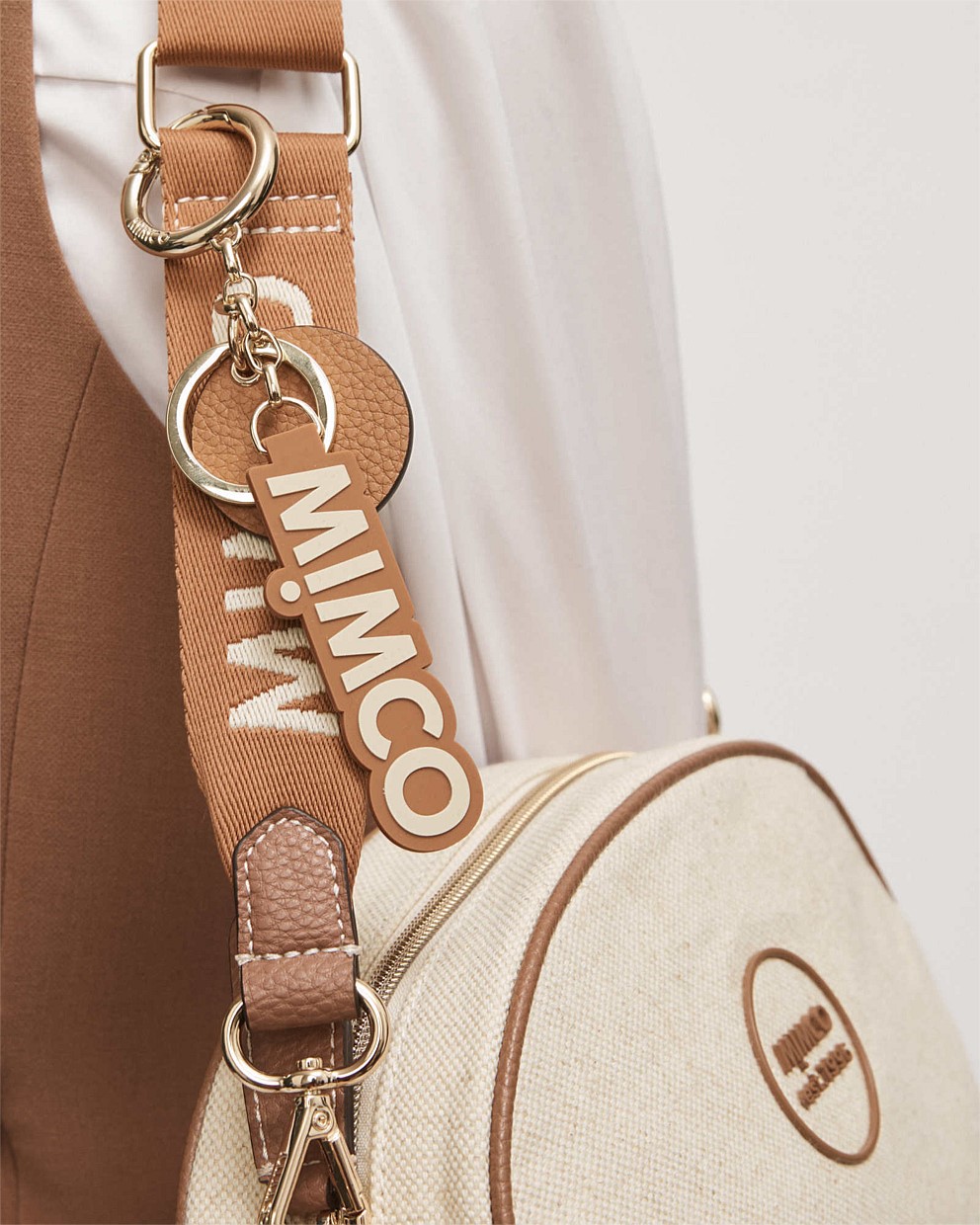 Natural Est. 96 Zip Keyring - Bag Accessories | Mimco