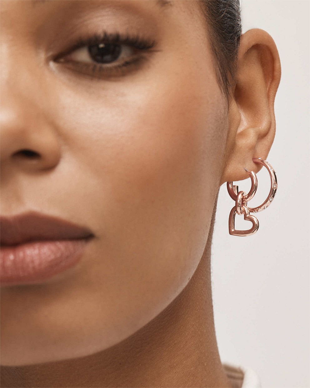 Rose Gold Reflection Drop Earrings - Drop Earrings | Mimco
