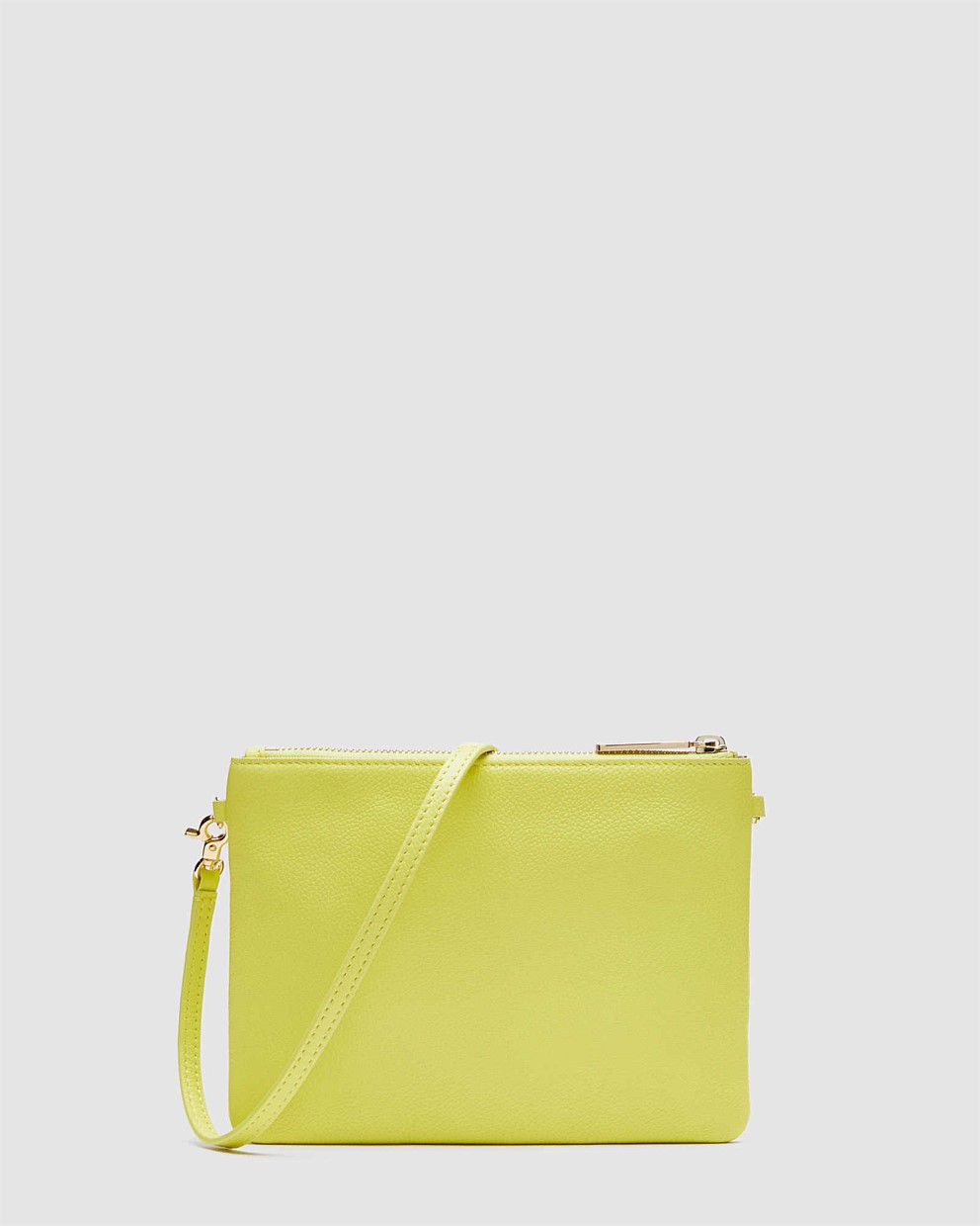 Acid Lime Piazza Medium Crossbody Pouch - Pouches | Mimco