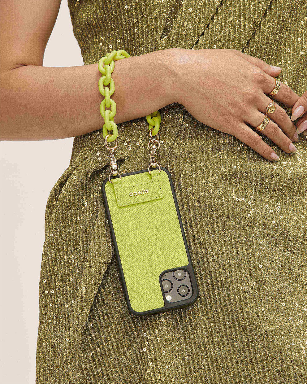 Acid Lime Mim Grab Phone Case For Iphone 13-13 Pro - Sale | Mimco