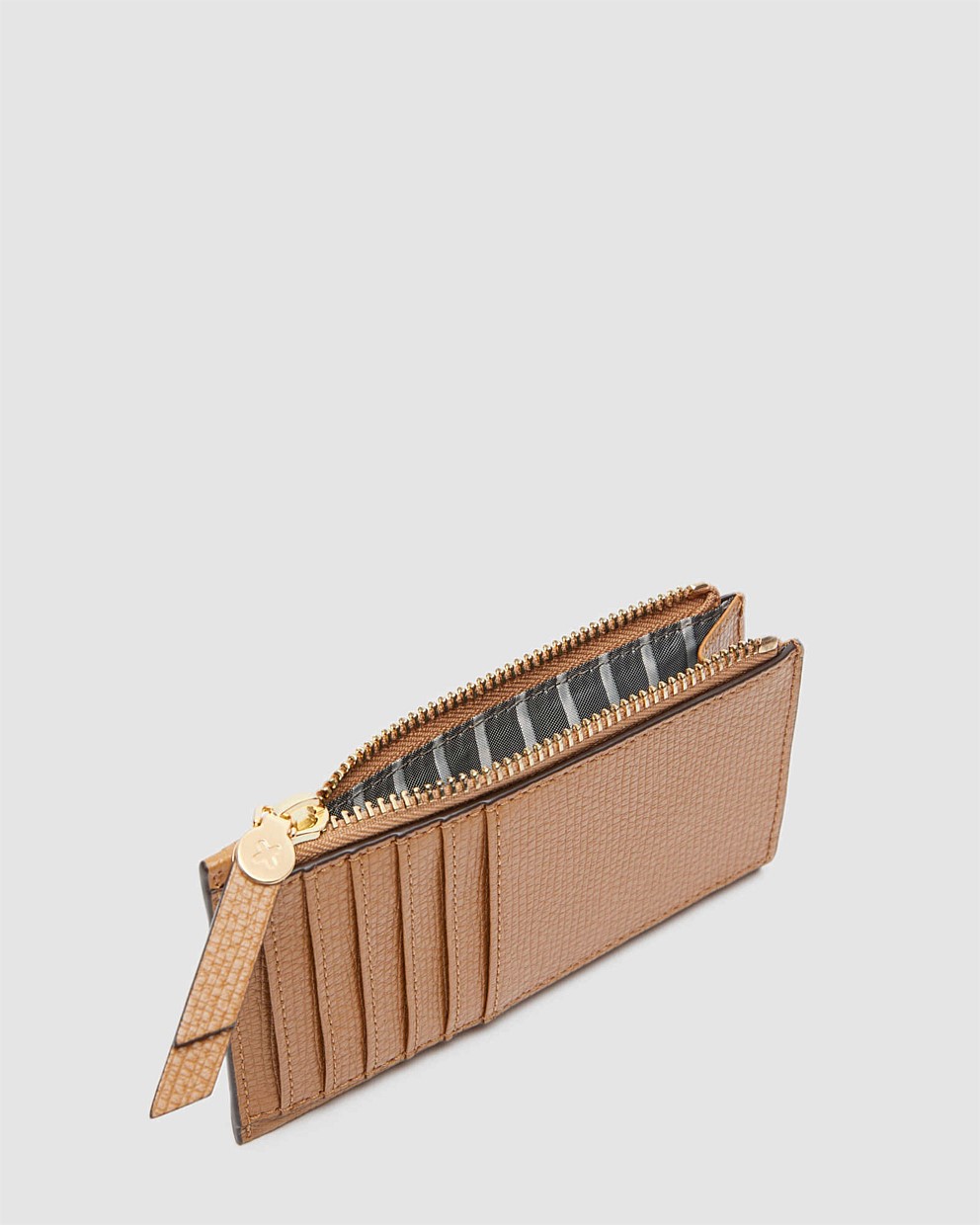 Caramel D-Vine Slim Wallet - Wallets | Mimco