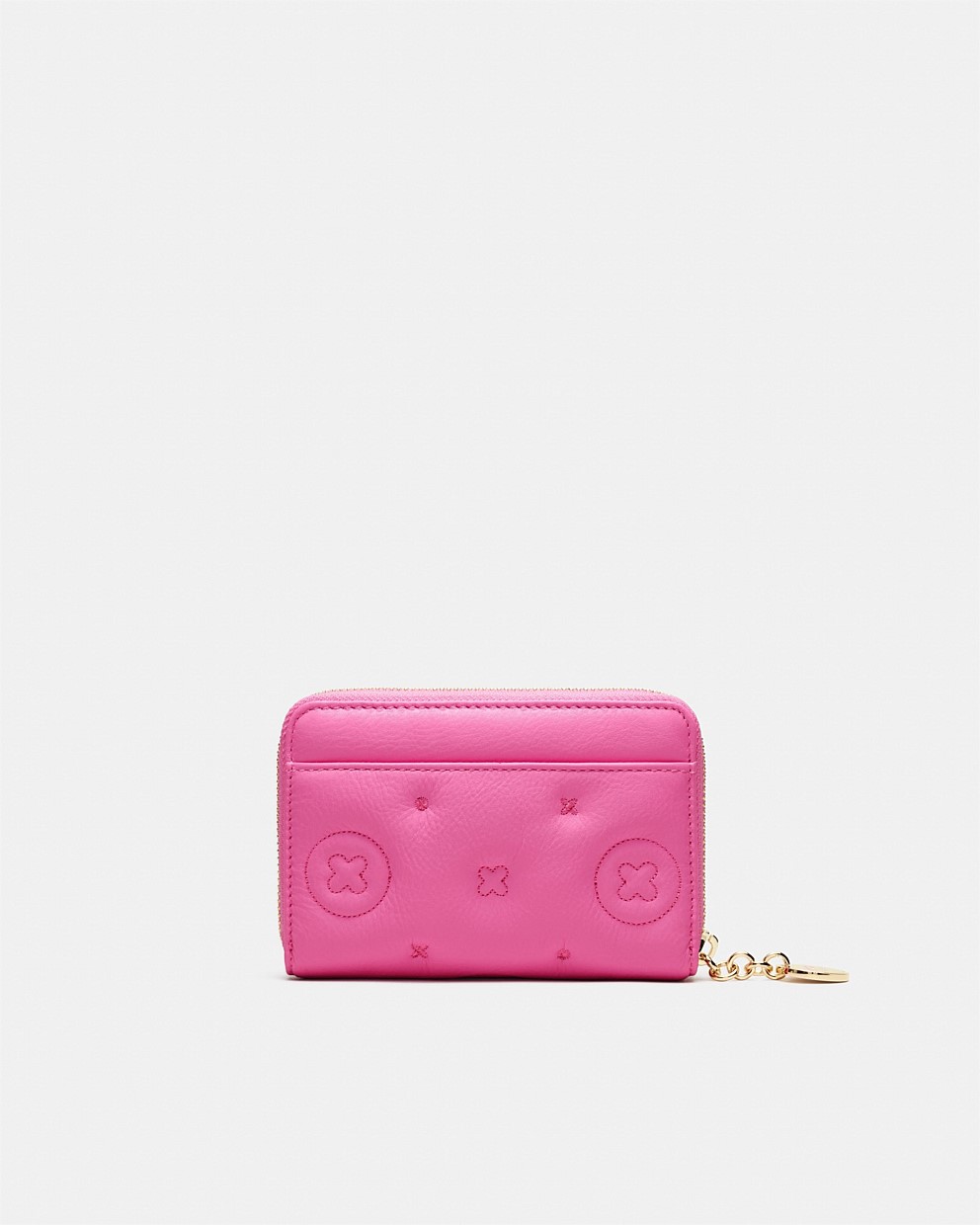 Pink Splash Flashback Leather Medium Wallet - Wallets | Mimco