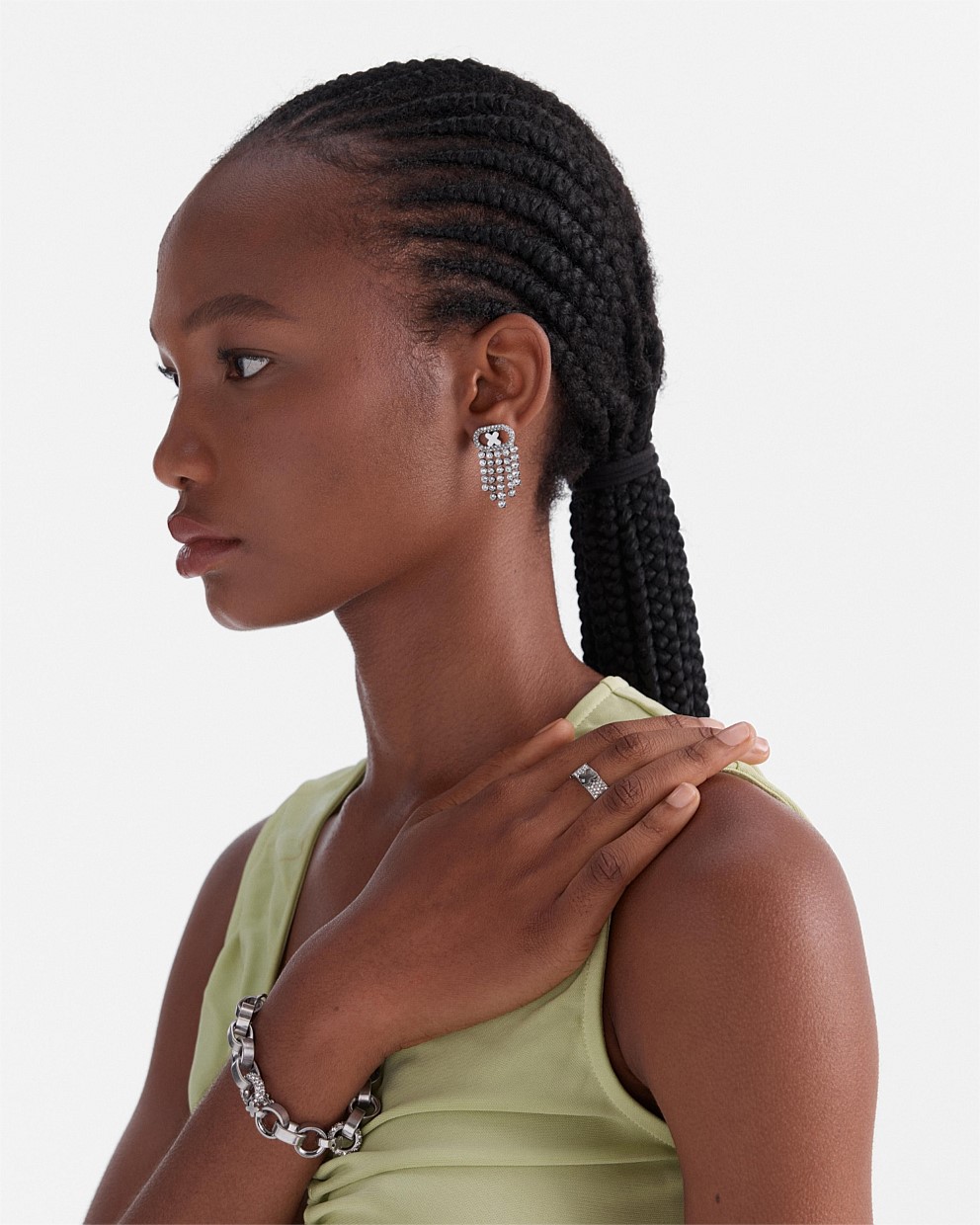 Silver Reflection Band Ring - Rings | Mimco