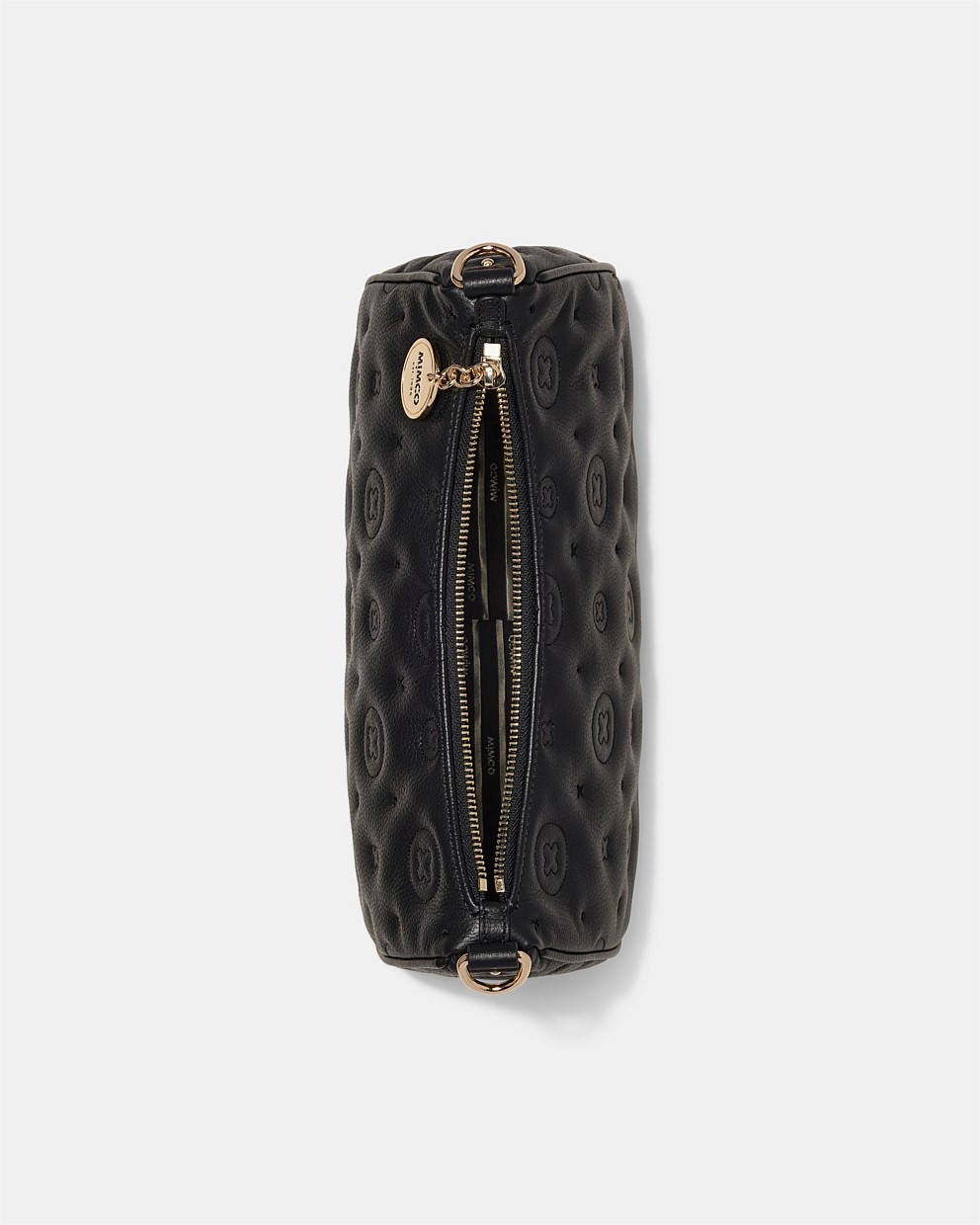 Black Flashback Leather Shoulder Bag - Crossbody Bags | Mimco