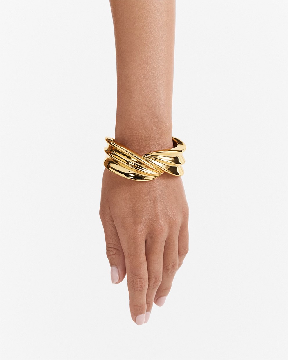 Gold Fold Cuff Bracelet - Gold Bracelets & Bangles | Mimco
